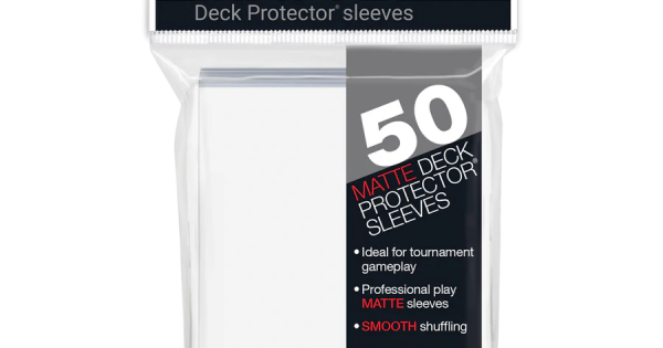 Pro-matte Standard Deck Protector Sleeves (50ct) White