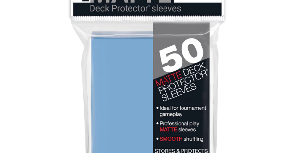 Pro-matte Standard Deck Protector Sleeves (50ct) Light Blue