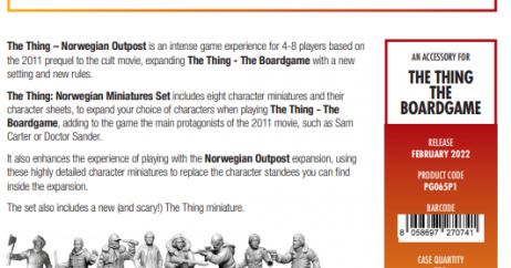 The Thing Norwegian Miniatures Set