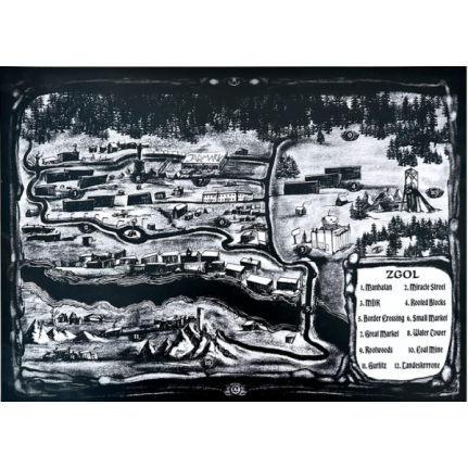 Mörk Borg RPG Slav Borg Zgol Map